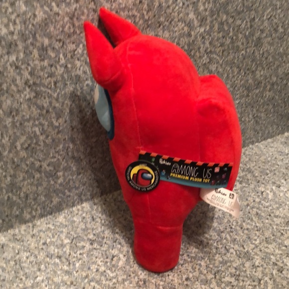 Toys | Among Us Plush Red Crewmate With Horns New Great Gift | Poshmark